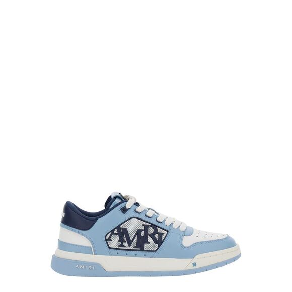 AMIRI | Shoes | Amiri Light Blue Low Top Sneakers With Contrasting Logo ...